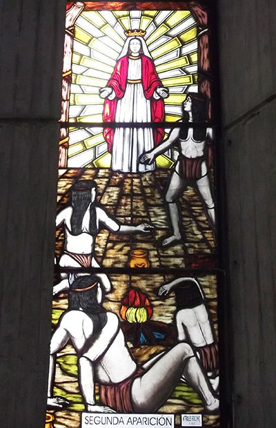 Segunda Aparición de la Santísima Virgen en la Choza del Cacique Coromoto